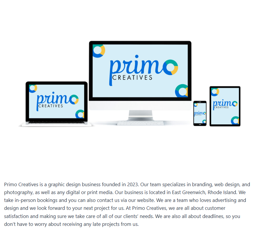 RI Graphic Design - Primo Creatives